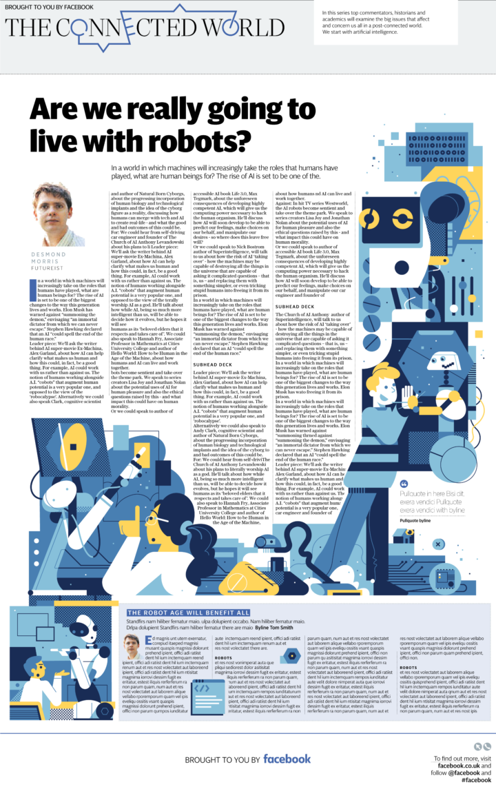 Telegraph x Facebook – The Connected World feature – Aleksandar Savić
