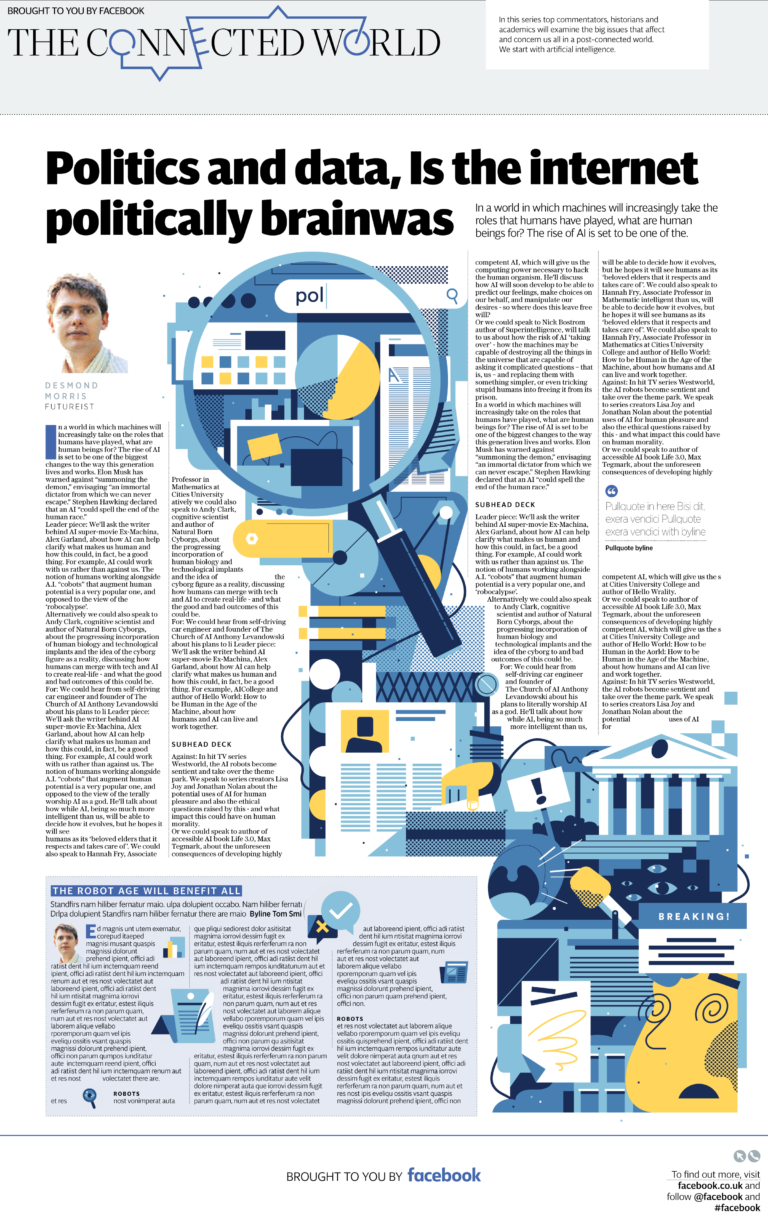 Telegraph x Facebook – The Connected World feature – Aleksandar Savić